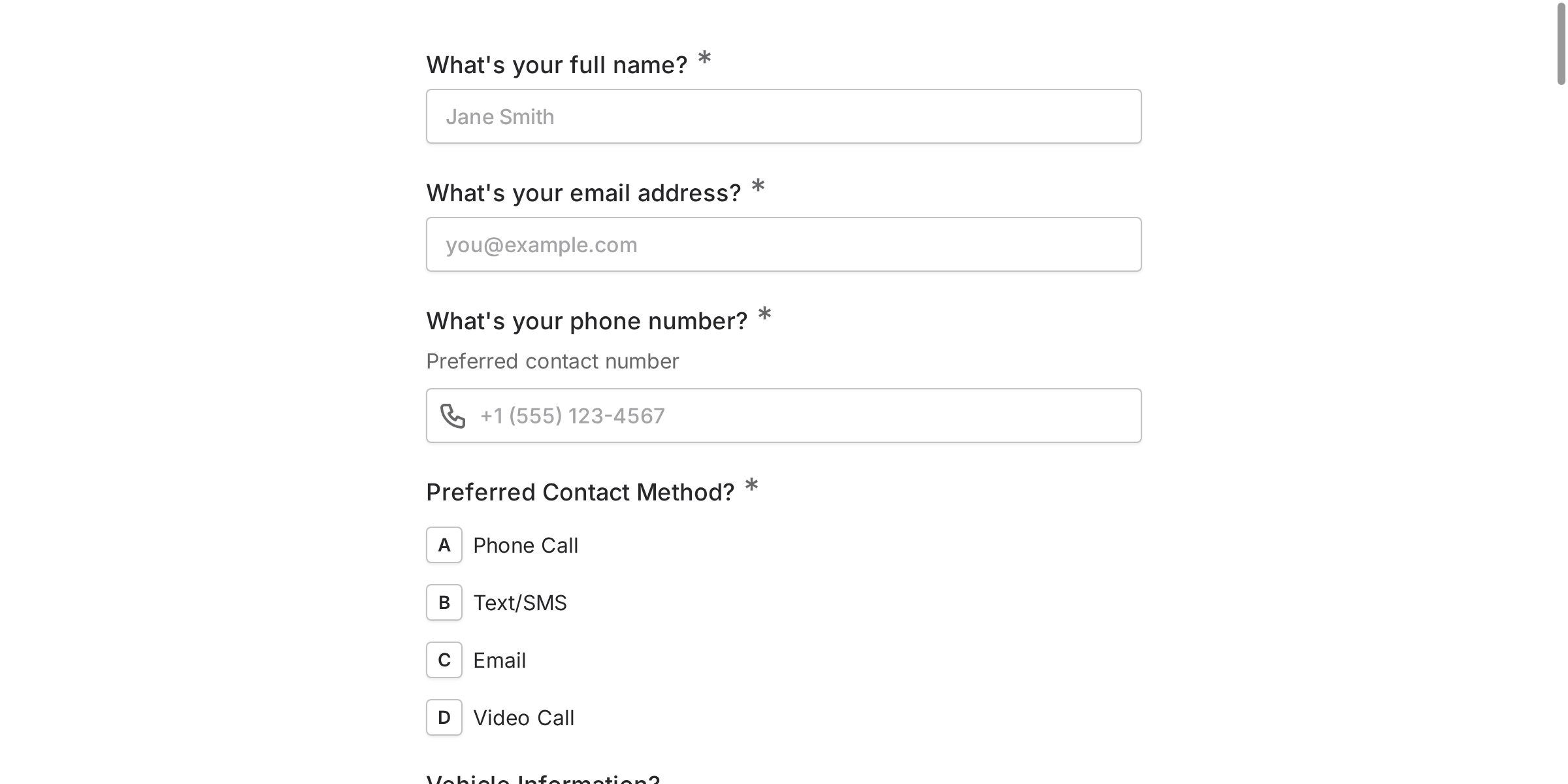 Accessibility Accommodation Request Form Template for Auto Repair Sho…