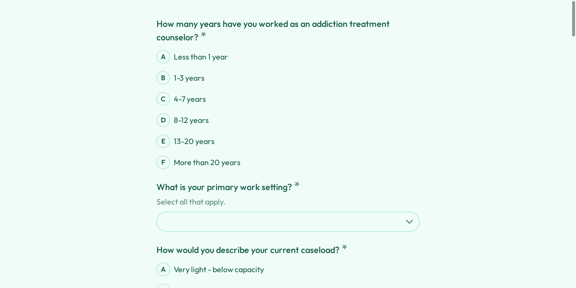 Counselor Burnout & Compassion Fatigue Self-Assessment Form