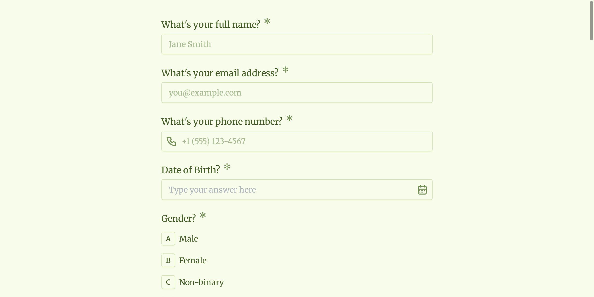 Athletic Injury Risk Assessment Form Template for Healthcare